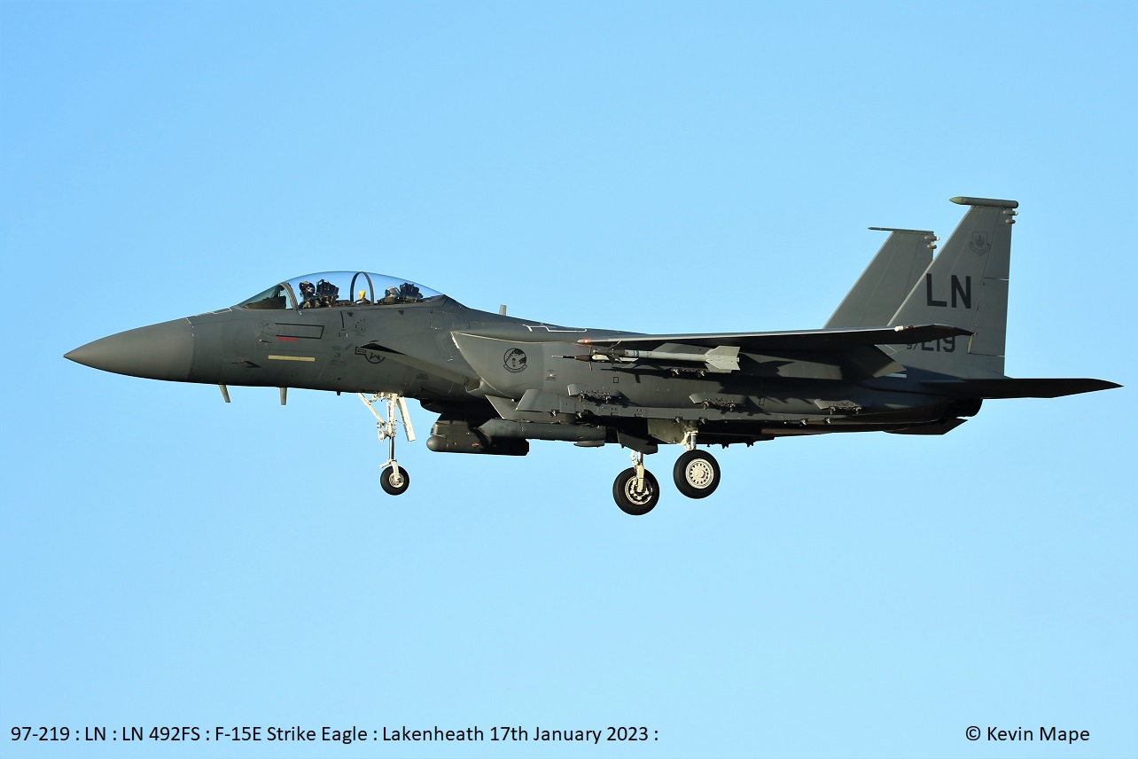 RAF Lakenheath 17th January 2023 | Coningsby Aviation Site